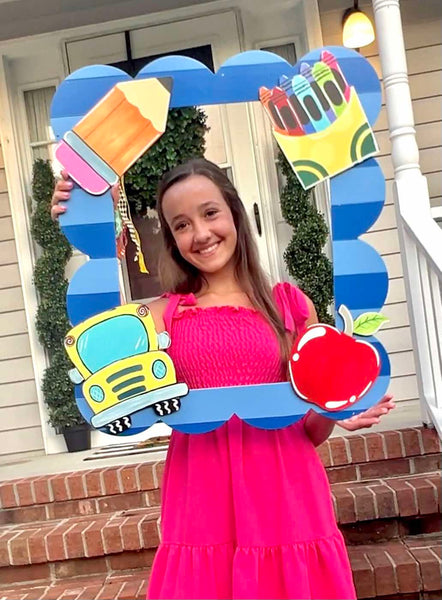 First Day/Last Day of School Photo Prop Frame