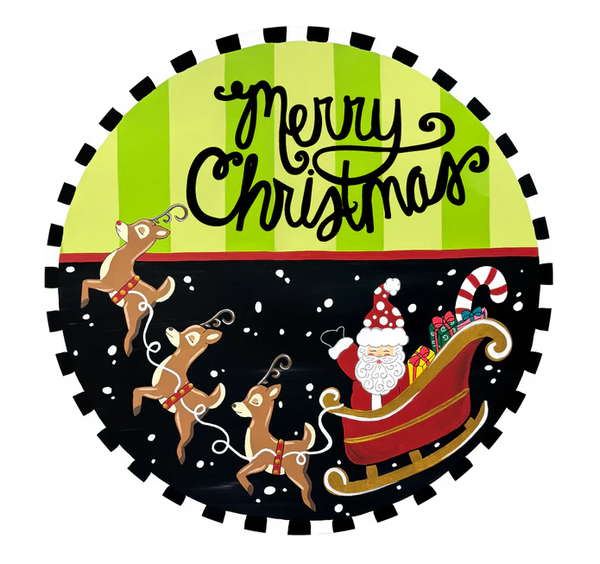 Santa's Christmas Eve - Christmas Mini Piece (Magnet/Velcro ...