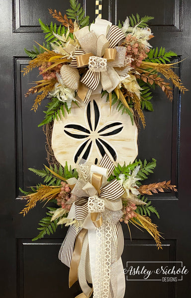 Elegant Sand Dollar Wreath – AshleyNichole Designs