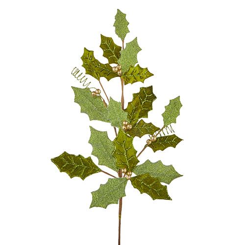 29.5" Iced Holly Spray – AshleyNichole Designs