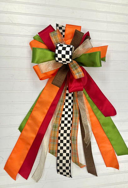 Fall-Bow-Large Streamer - Elegant FALL – AshleyNichole Designs