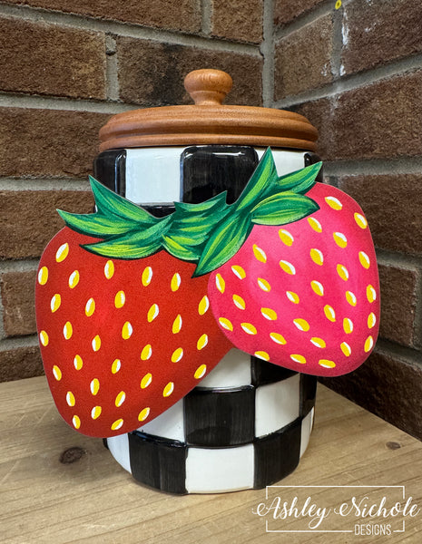 Strawberry Delight - Mini Piece (Magnet/Velcro) – AshleyNichole Designs