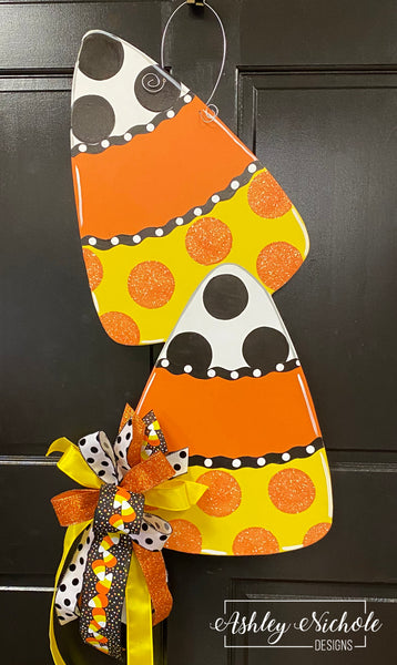 Candy Corn Stack Door Hanger – AshleyNichole Designs