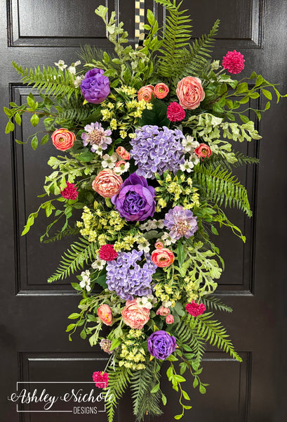 Spring Fling Teardrop Swag - 36" – AshleyNichole Designs