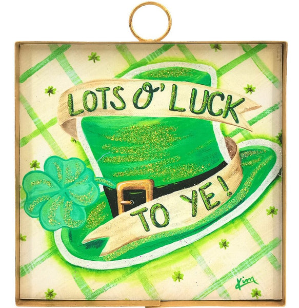 Mini Art Lots O' Luck Print Charm