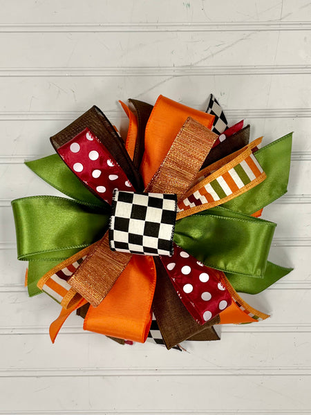 Fall-Bow-Large Puff - Elegant Fall – AshleyNichole Designs