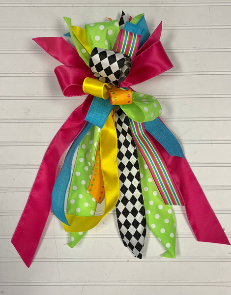 Spring-Summer-Bow - Medium Streamer-You choose colors!! – AshleyNichole ...