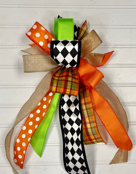 Fall-Bow - Small Streamer - FALL Traditional – AshleyNichole Designs